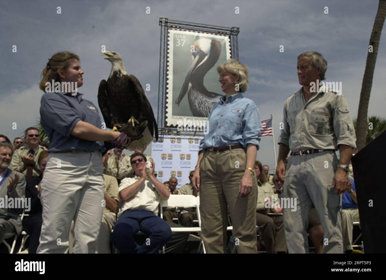 Secretary Gale Norton, center, and animal expert and television show ...