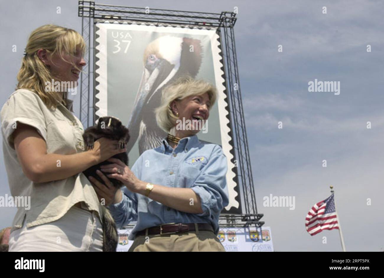 Secretary Gale Norton, right, during wildlife display segment of the ...