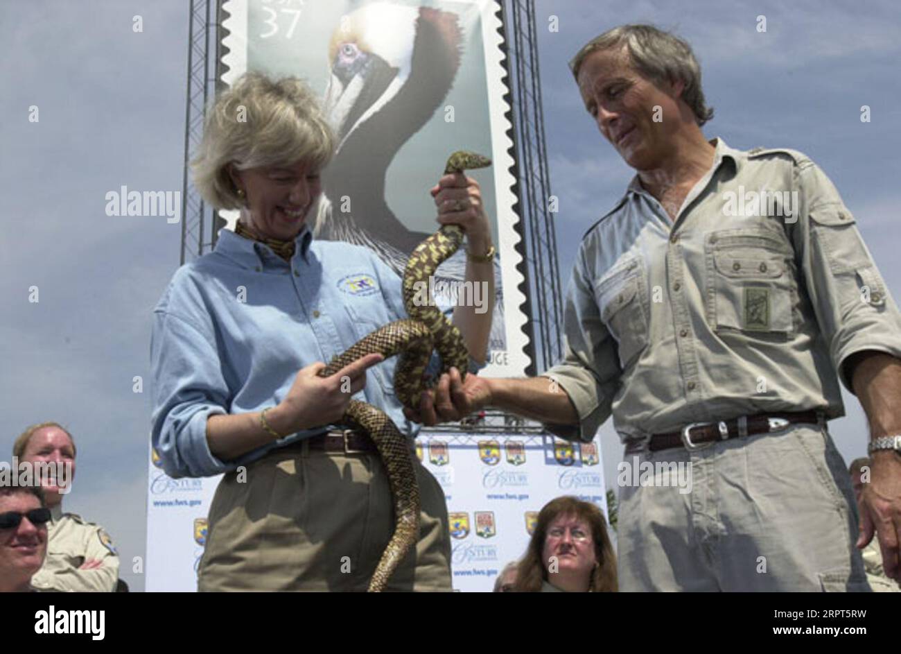 Secretary Gale Norton, left, and animal expert and television show host ...