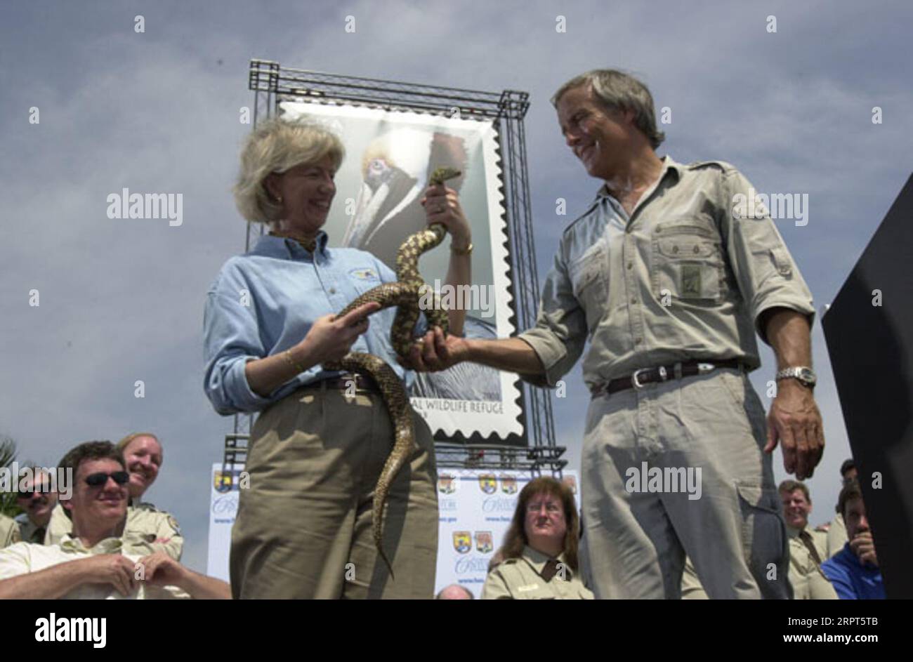 Secretary Gale Norton, left, and animal expert and television show host ...