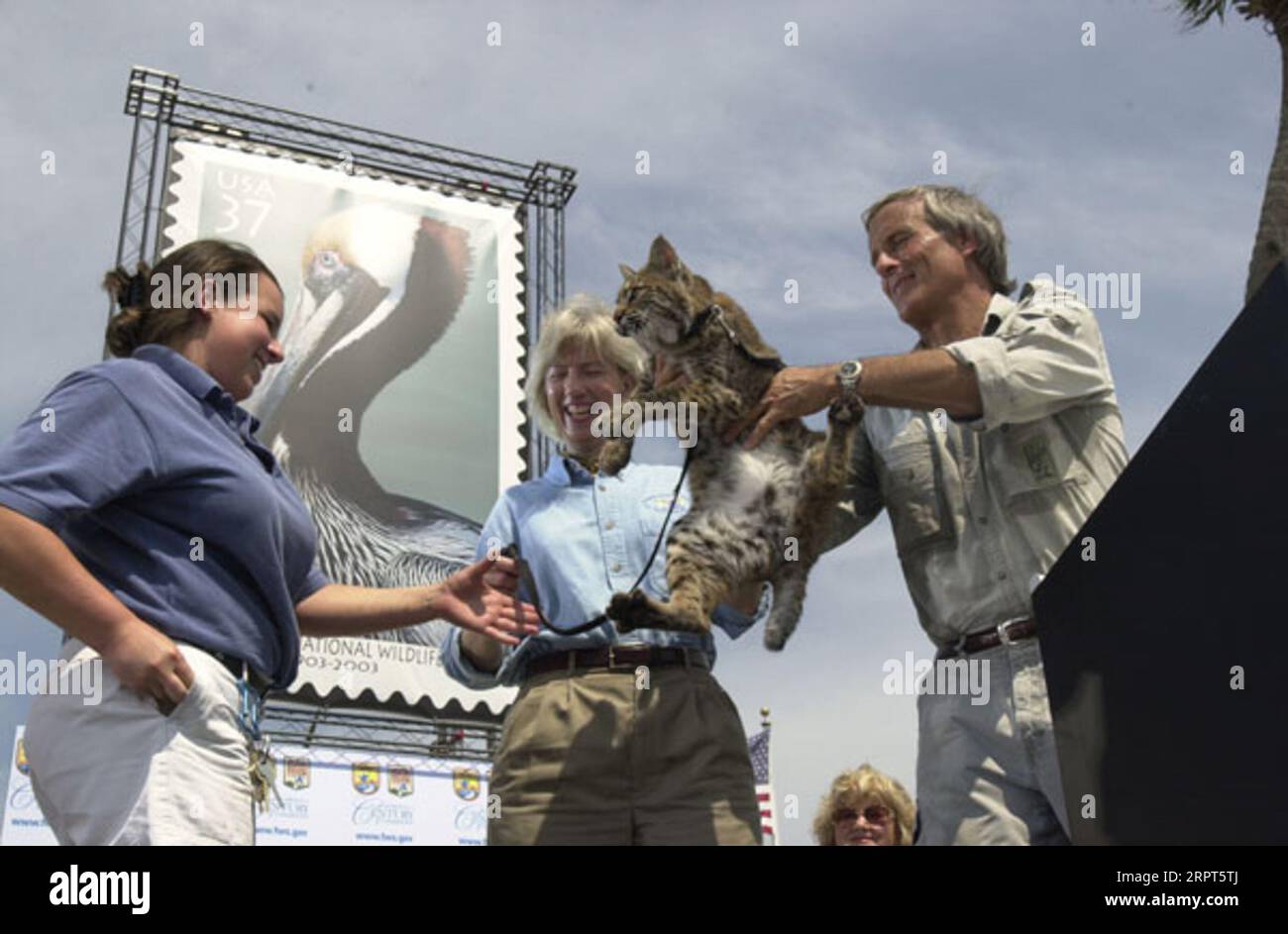 Secretary Gale Norton, center, and animal expert and television show ...