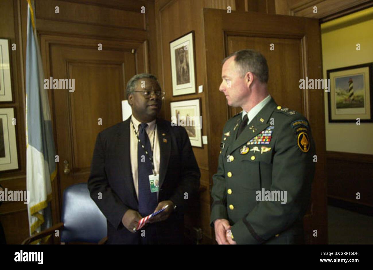 Assistant Secretary for Fish and Wildlife and Parks Craig Manson, left ...