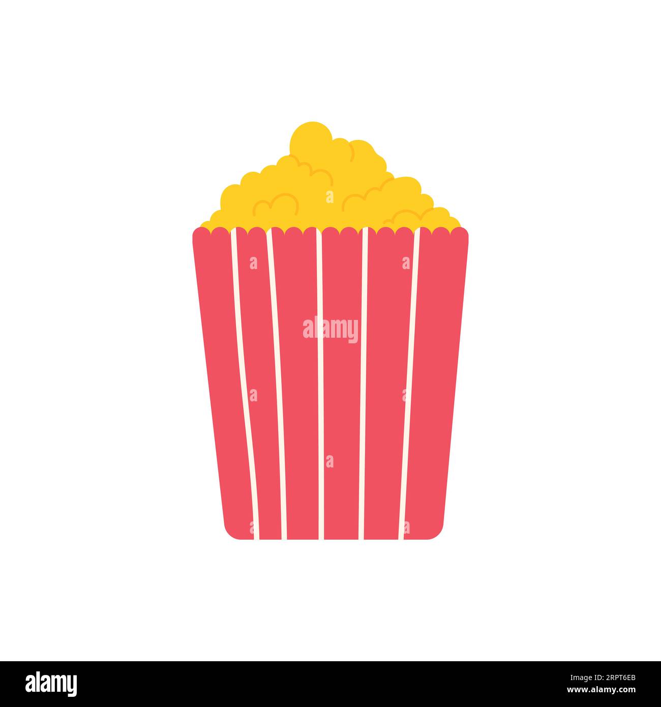 Circus popcorn bucket. Amusement park snack, circus show performing ...