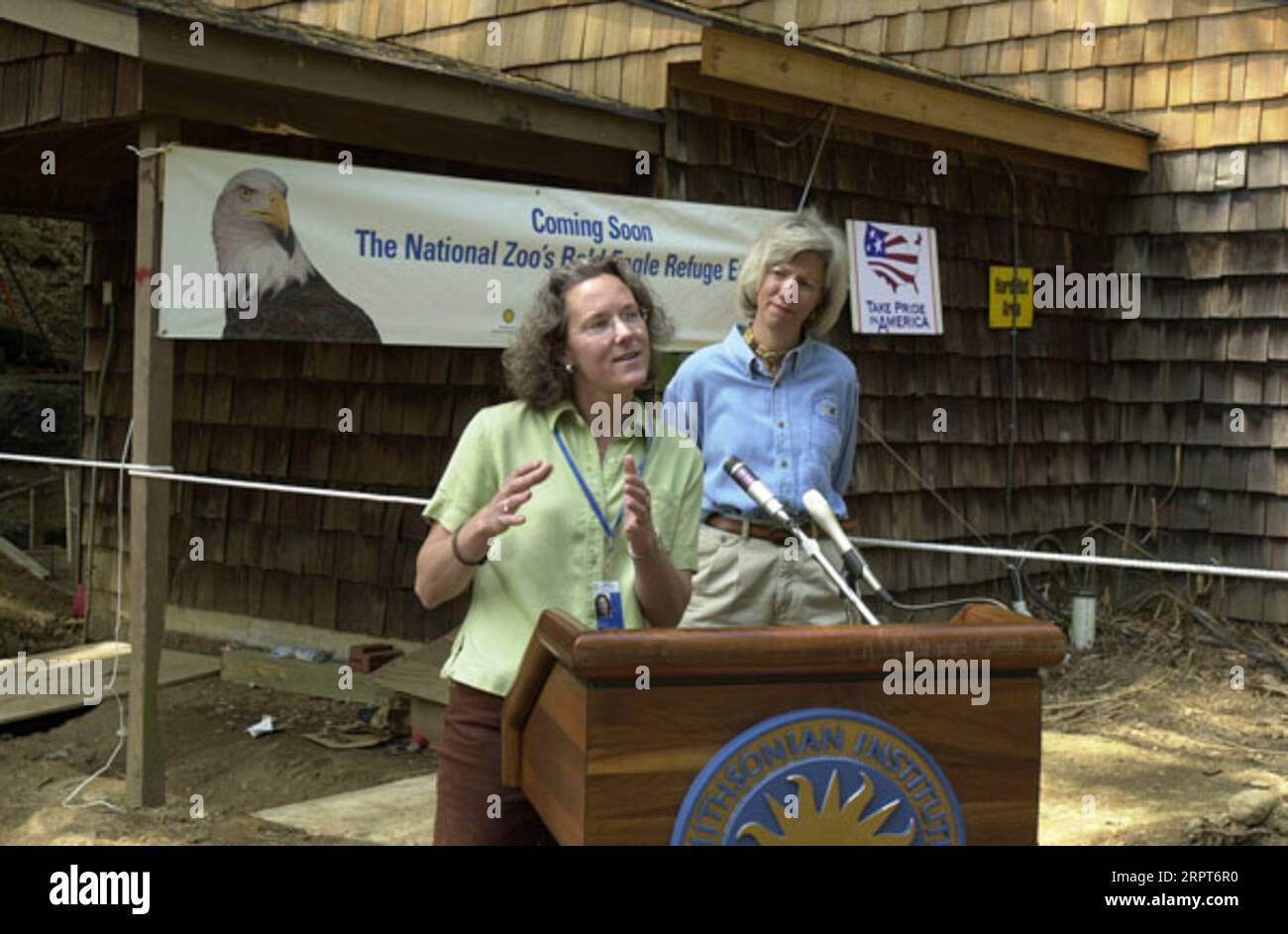 Photograph, from coverage of Secretary's participation in National Zoo ...