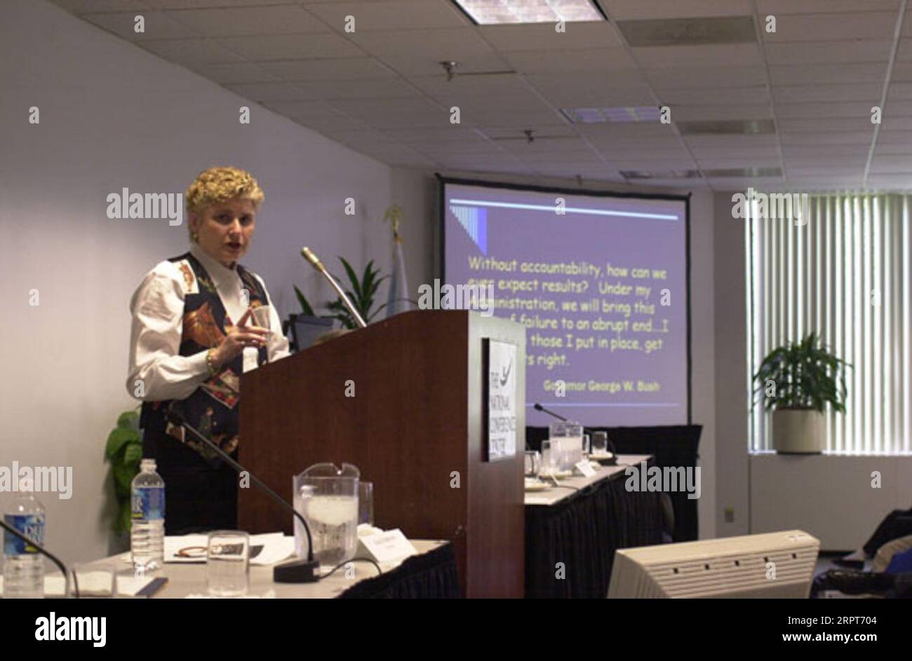 Department of Interior senior officials at retreat session at The ...