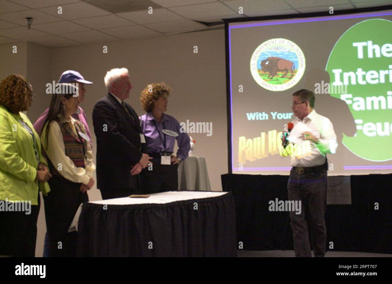 Department of Interior senior officials at retreat session at The ...