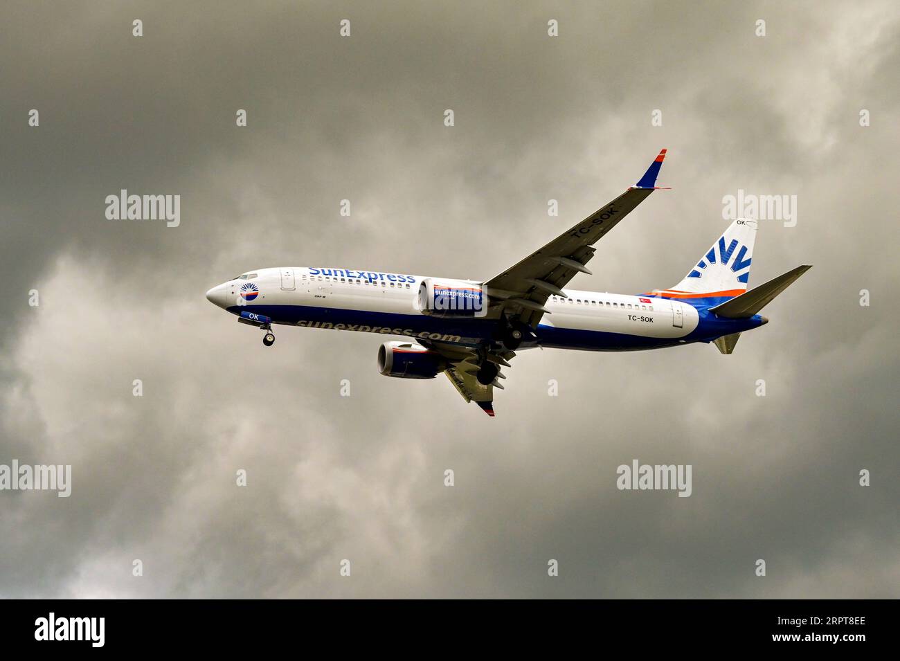London, England, UK - 1 August 2023: Boeing 737 operated by Turkish ...