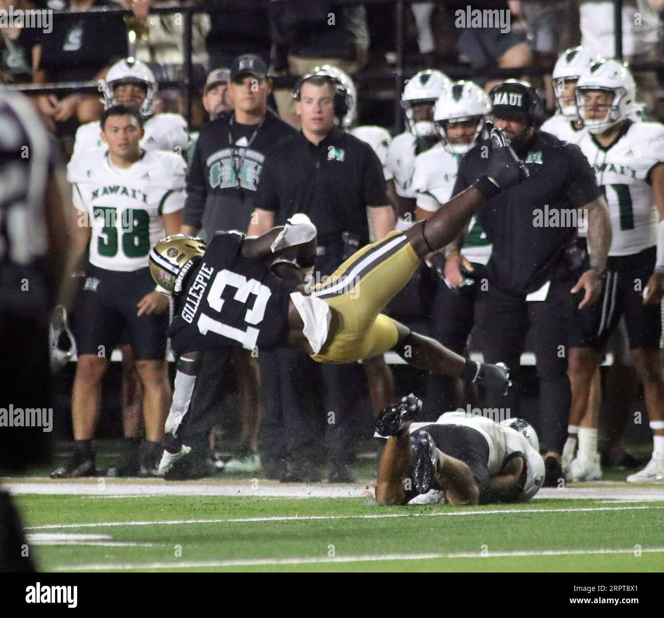 August 26, 2023 - Hawaii Rainbow Warriors defensive back Meki Pei #7 ...