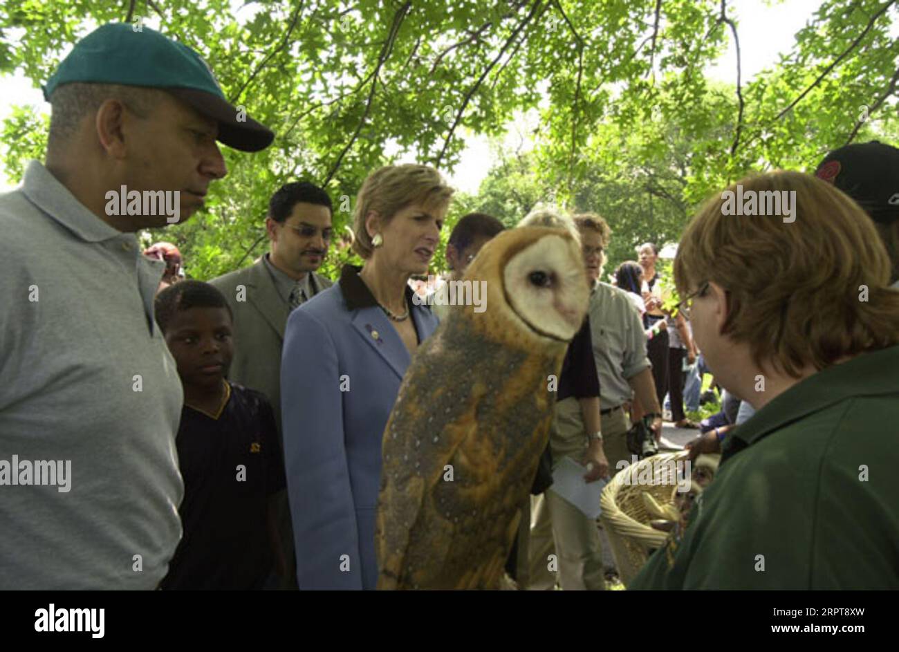 Washington, D.C. Mayor Anthony Williams, far left, and Environmental ...