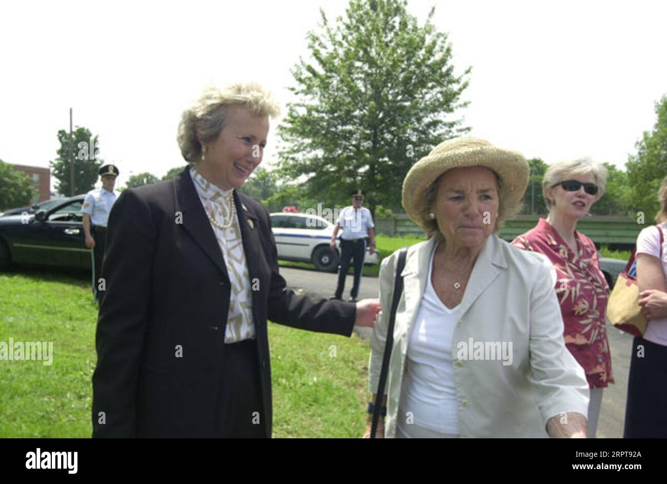 National Park Service Director Fran Mainella, left, with Ethel Kennedy ...