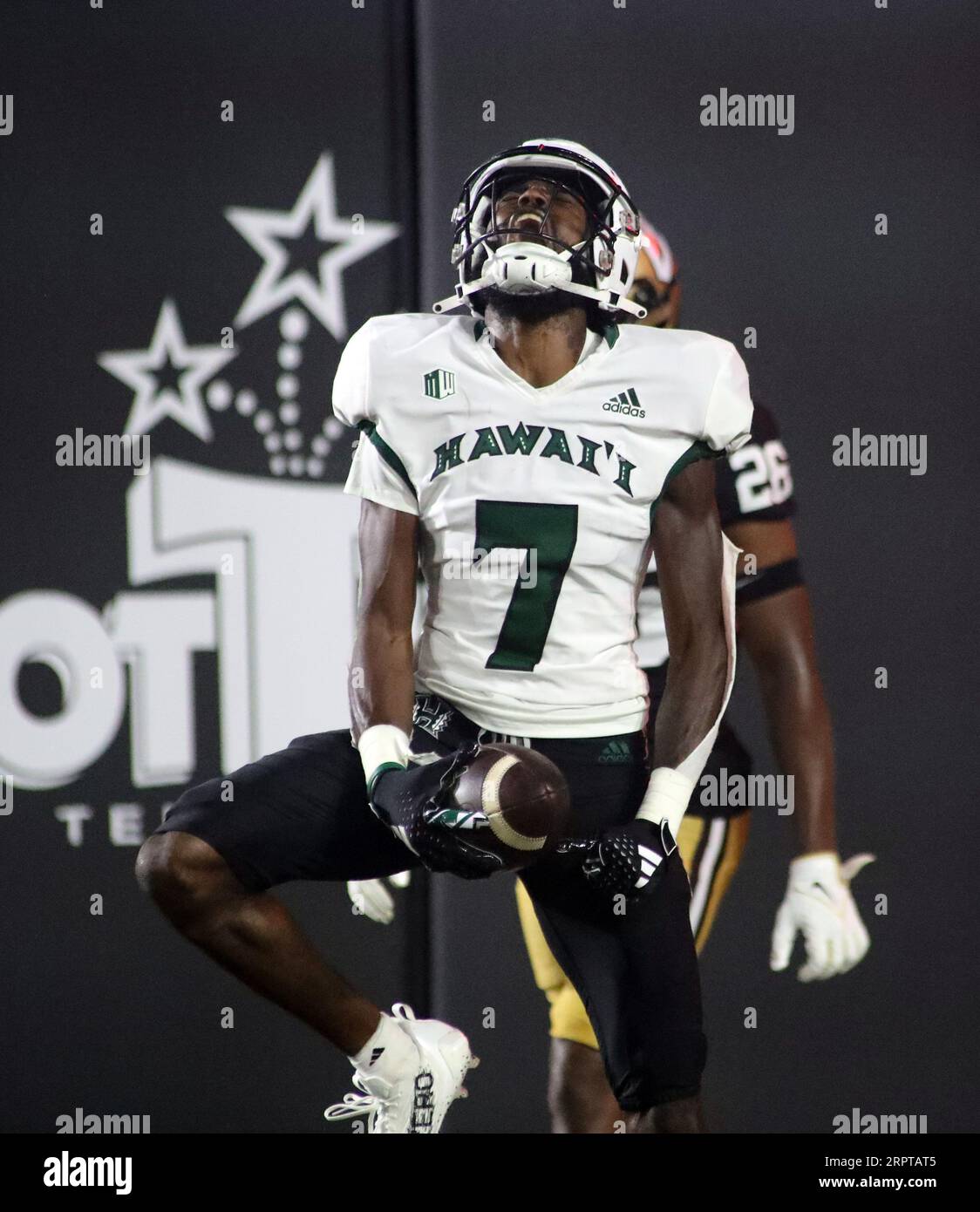 August 26, 2023 - Hawaii Rainbow Warriors wide receiver Steven McBride ...