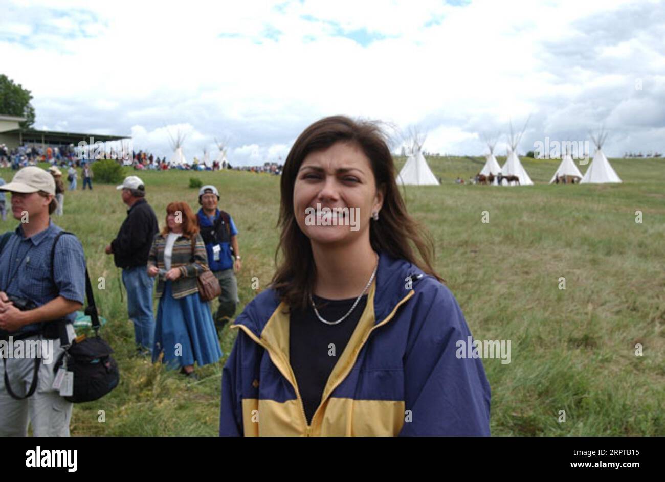 Acting Assistant Secretary for Indian Affairs, Aurene Martin, on visit to Little Bighorn ...