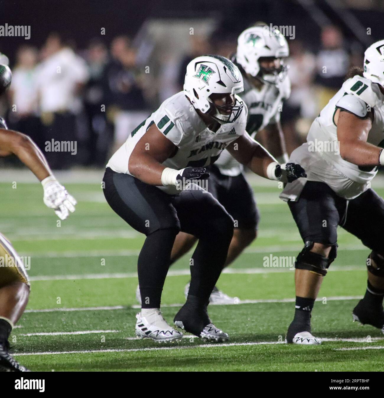 August 26, 2023 - Hawaii Rainbow Warriors offensive lineman Maurice Ta ...