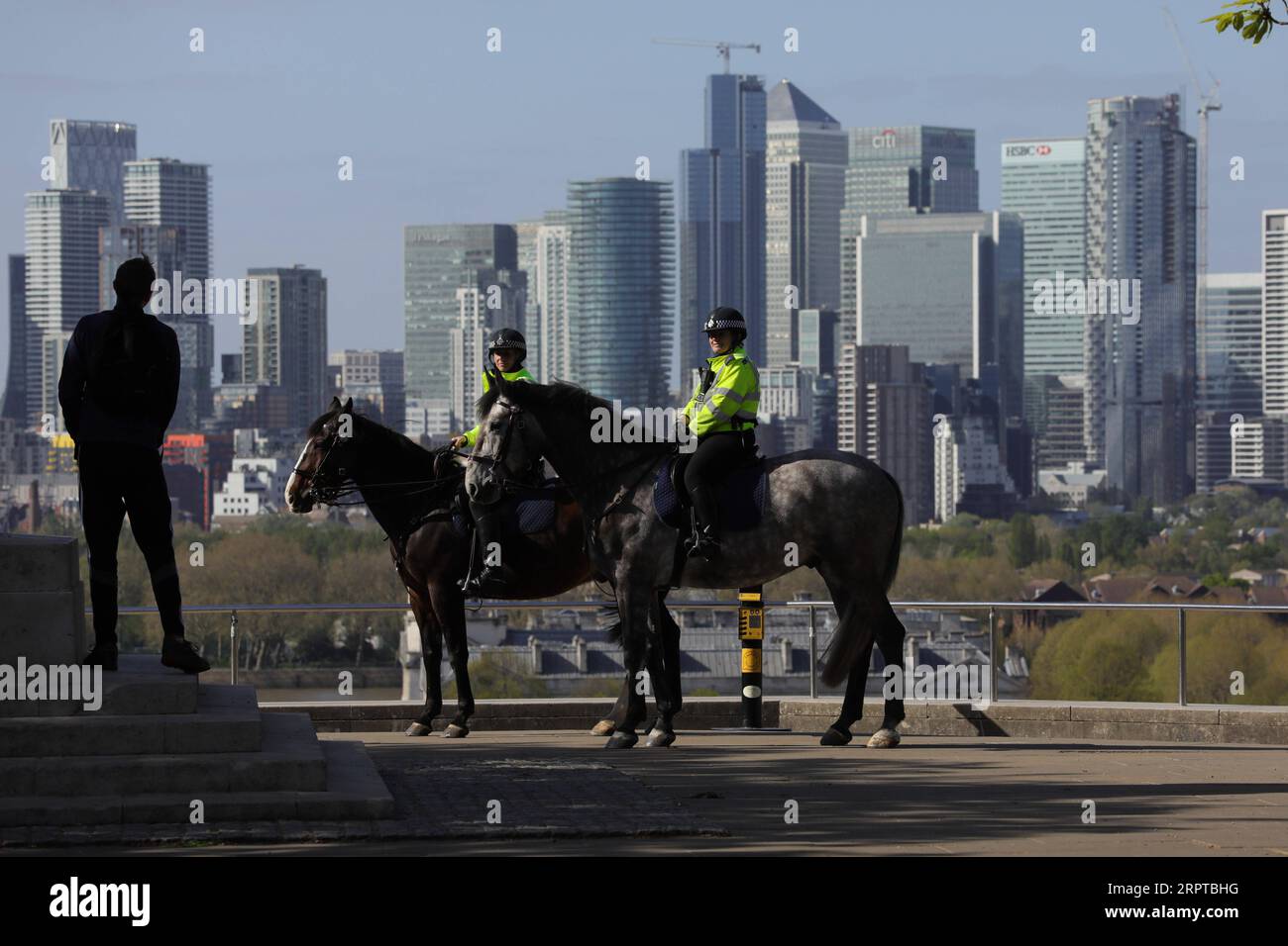 200413 -- LONDON, April 13, 2020 Xinhua -- Photo taken on April 13 ...