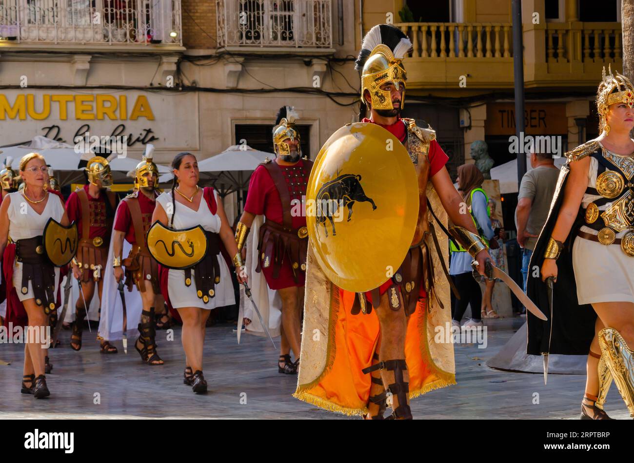 CARTAGENA, SPAIN - 23 SEPTEMBER 2022 Carthaginians and Romans historic ...