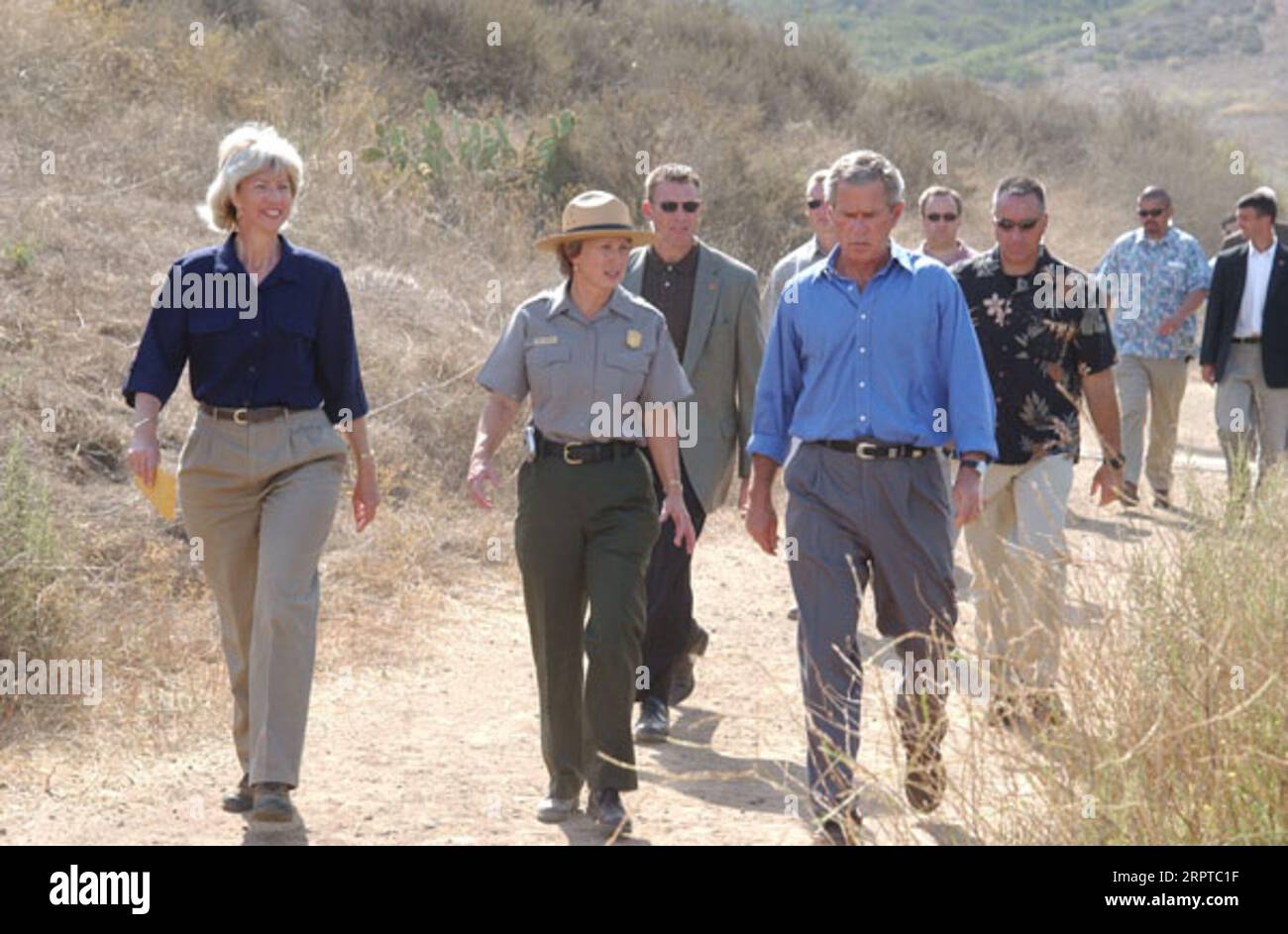 Secretary Gale Norton, National Park Service Director Fran Mainella ...
