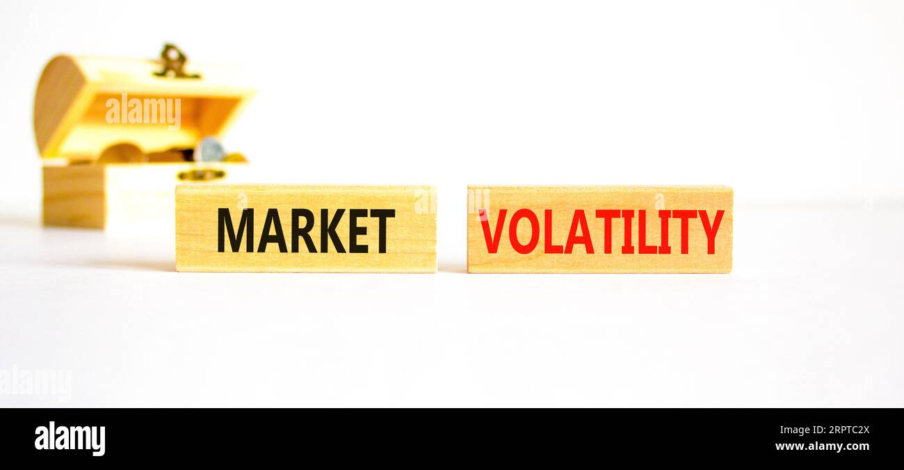 Market volatility symbol. Concept words Market volatility on beautiful ...