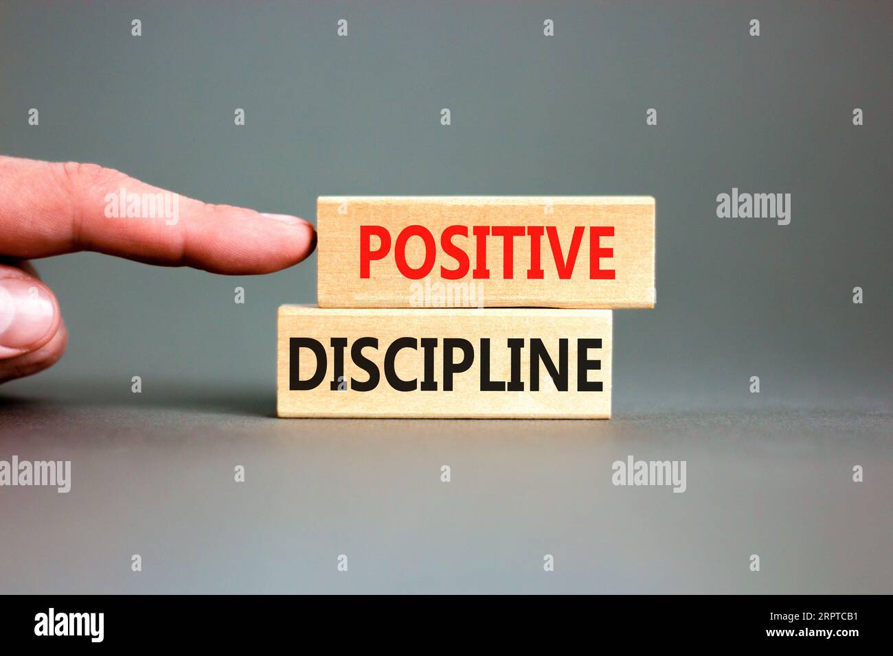 Positive discipline symbol. Concept words Positive discipline on ...