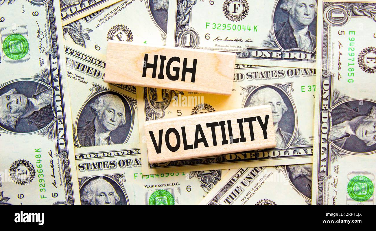 High volatility symbol. Concept words High volatility on beautiful ...