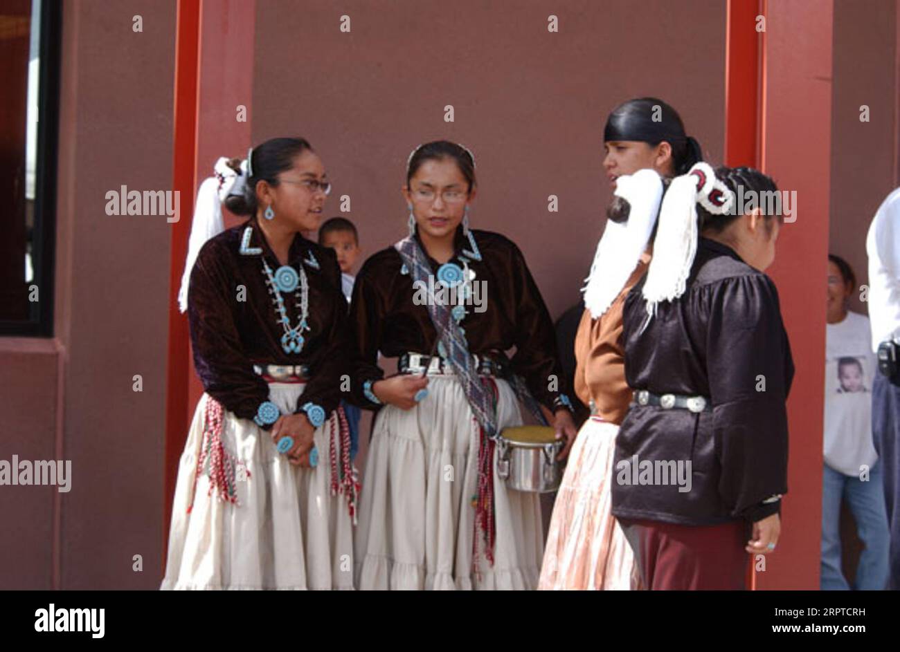 Navajo participants in dedication ceremonies at the newly opened Baca ...