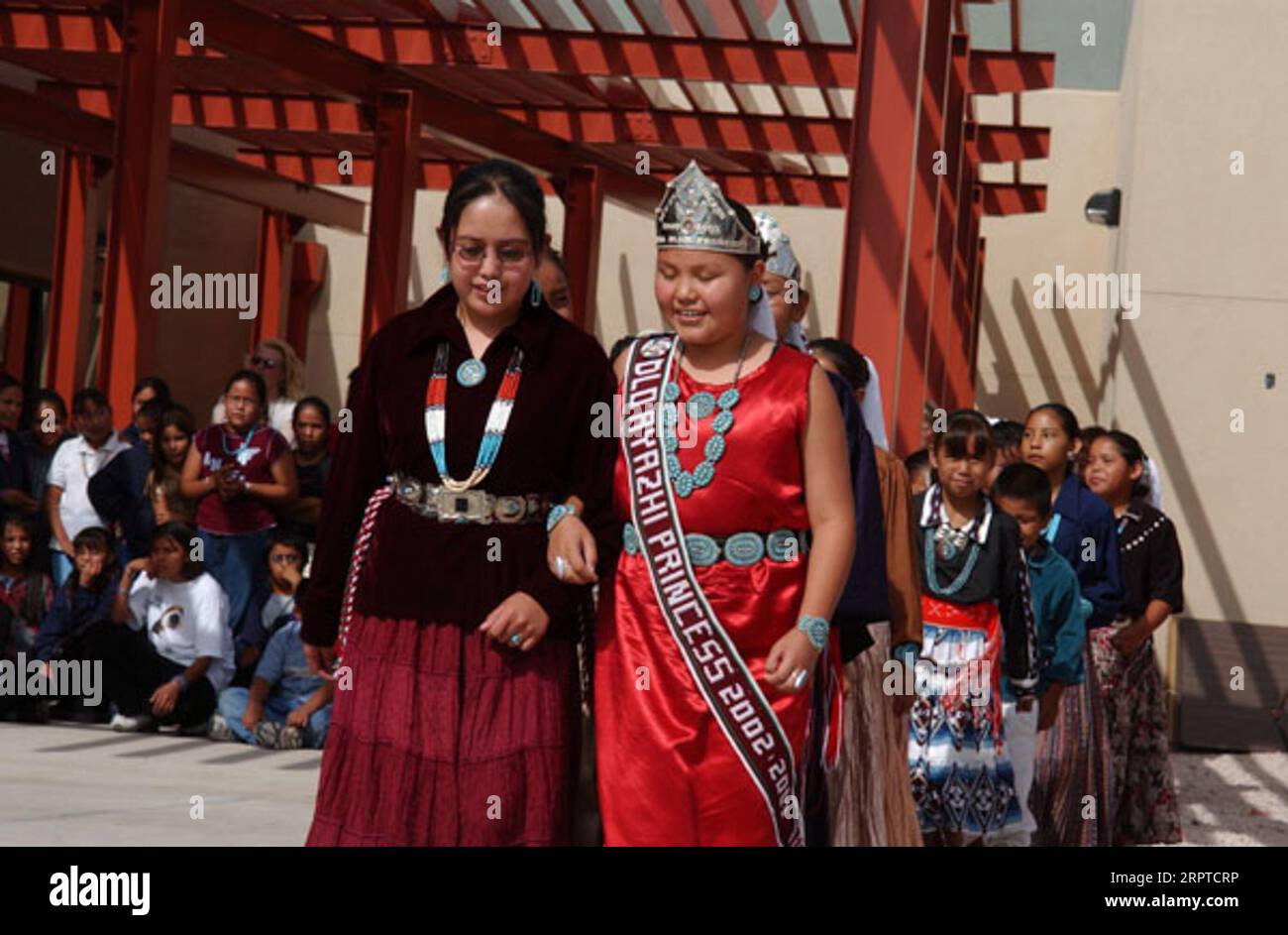 Navajo participants in dedication ceremonies at the newly opened Baca ...