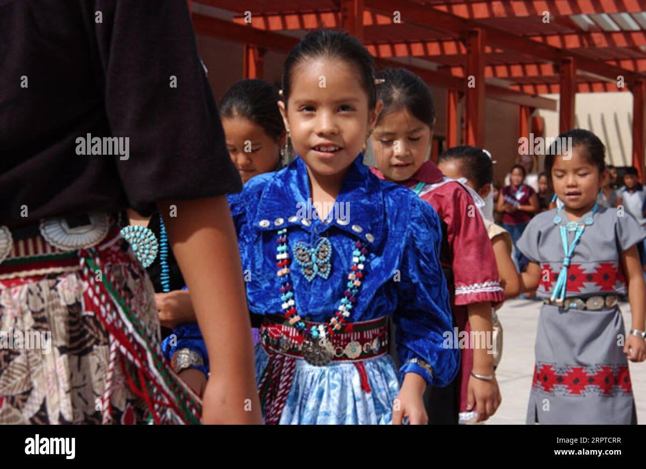 Navajo participants in dedication ceremonies at the newly opened Baca ...