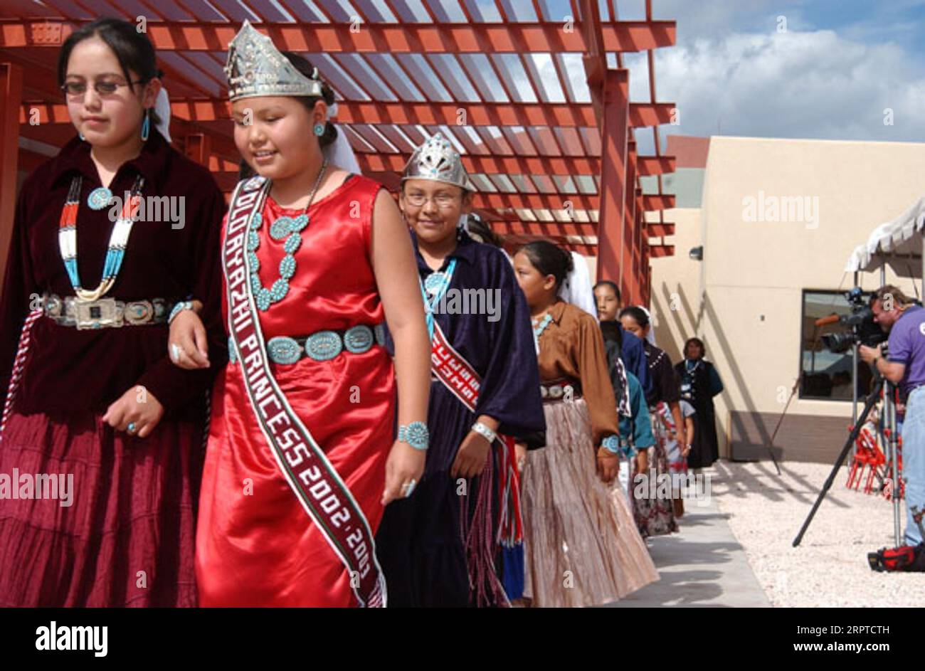 Navajo participants in dedication ceremonies at the newly opened Baca ...
