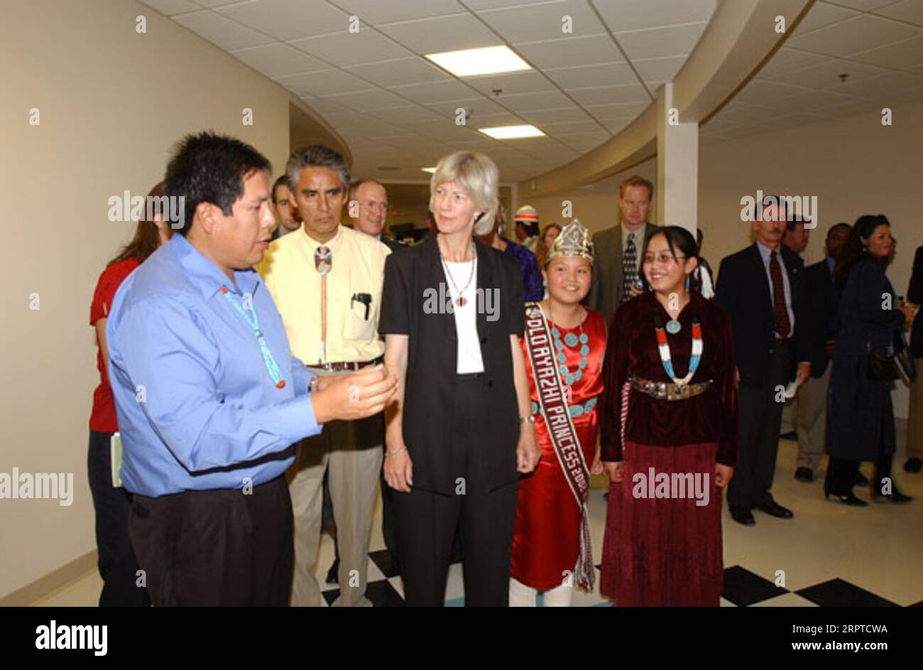 Secretary Gale Norton, with Navajo Nation President Joe Shirley, Jr ...