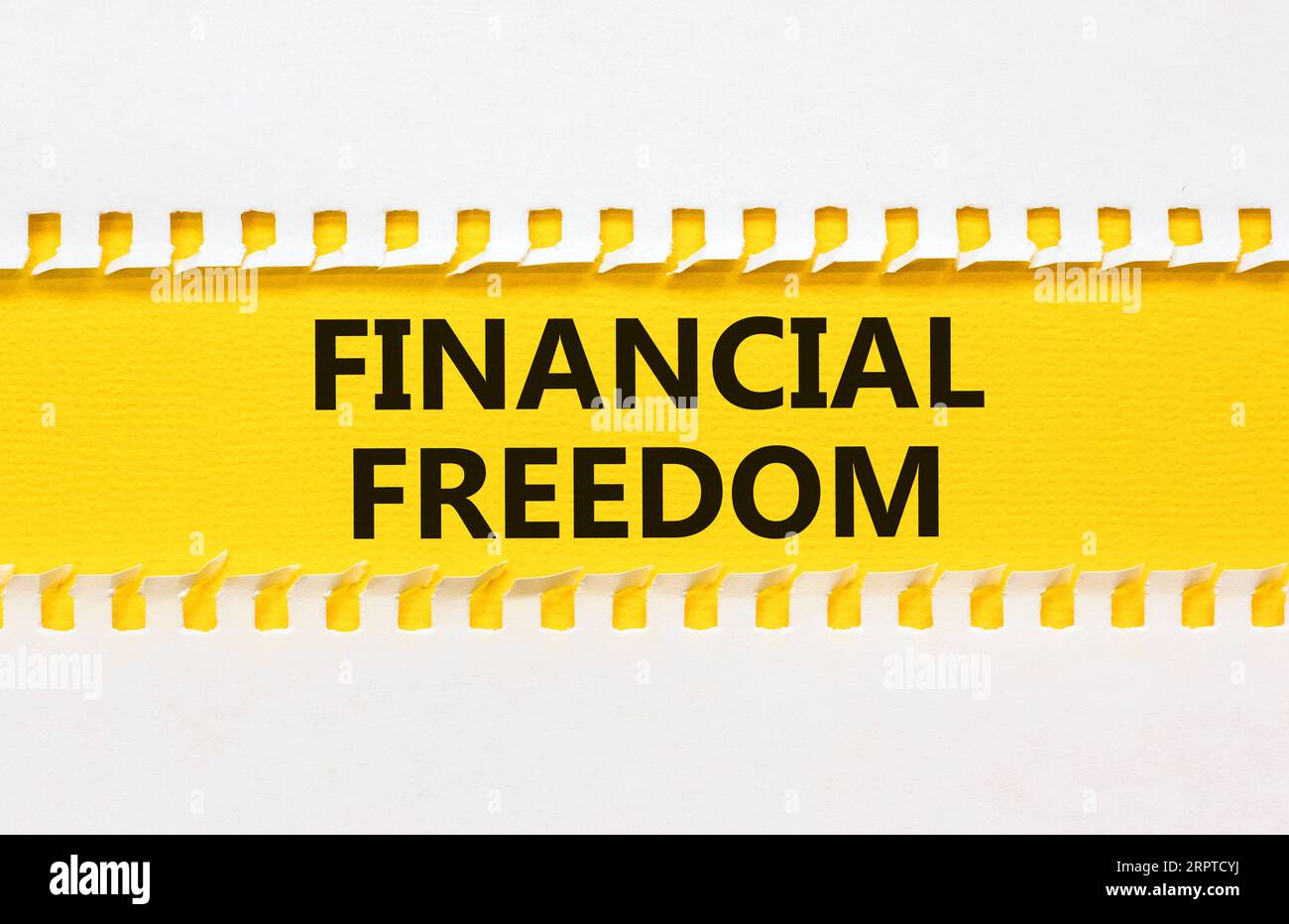 Financial freedom symbol. Concept words Financial freedom on beautiful ...