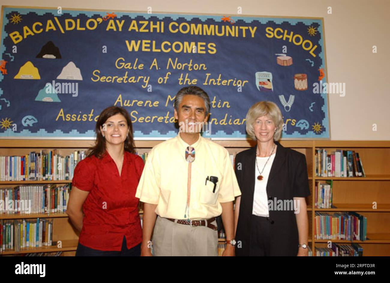 Acting Assistant Secretary for Indian Affairs Aurene Martin, far left ...