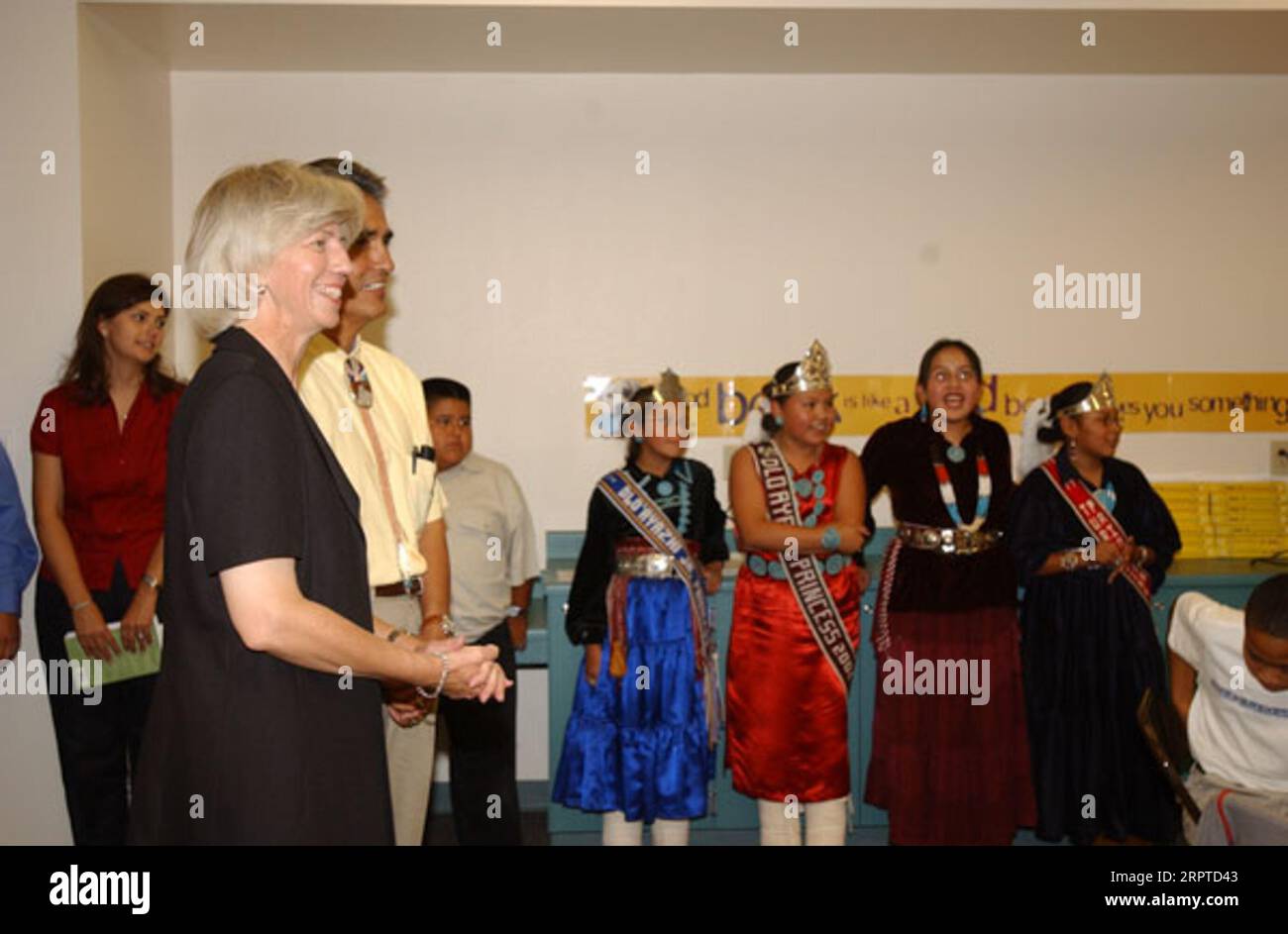 Secretary Gale Norton, far left, with Acting Assistant Secretary for ...