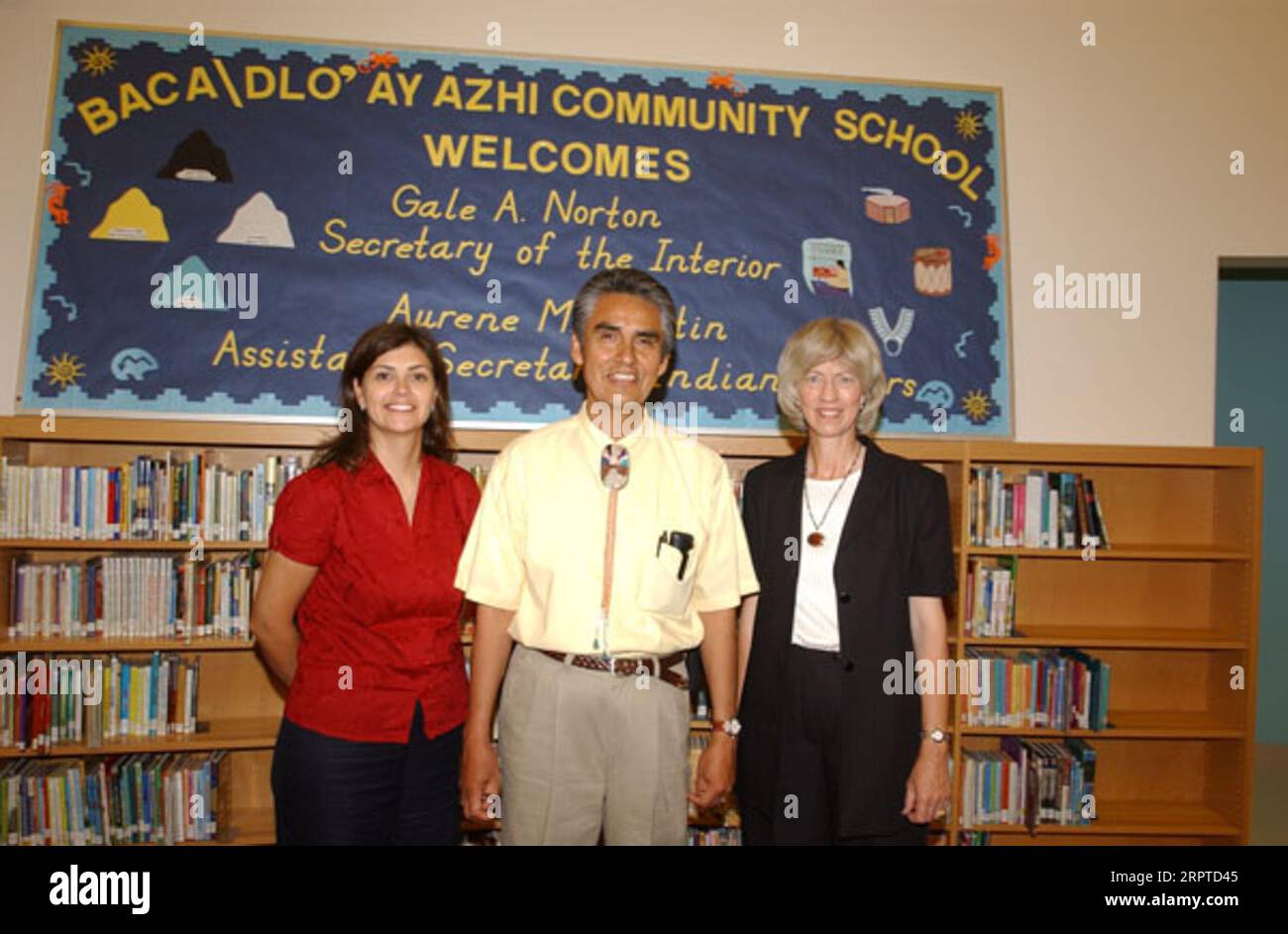 Acting Assistant Secretary for Indian Affairs Aurene Martin, far left ...