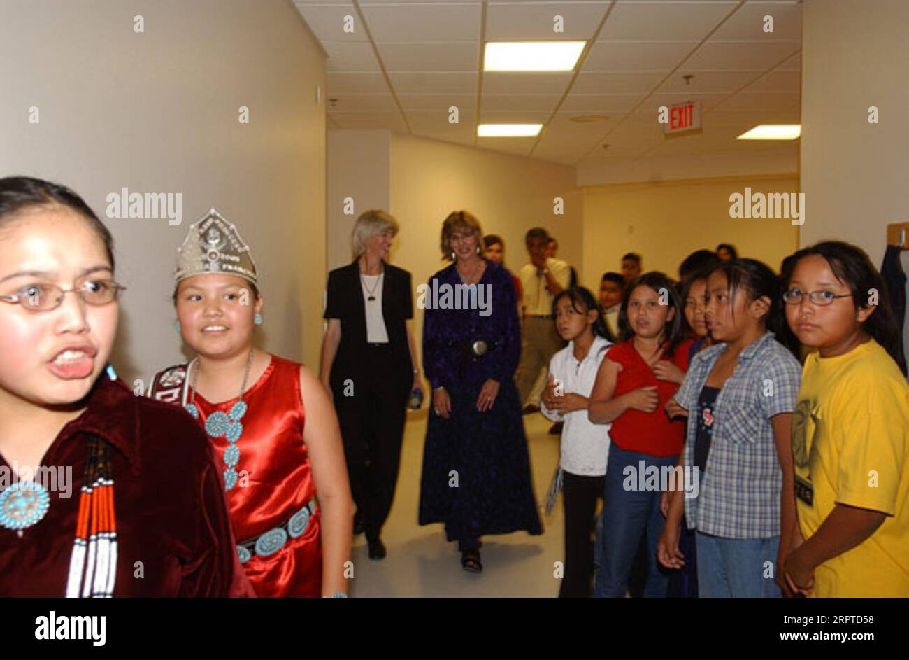 Secretary Gale Norton on tour of the newly opened Baca/Dlo'ay azhi ...