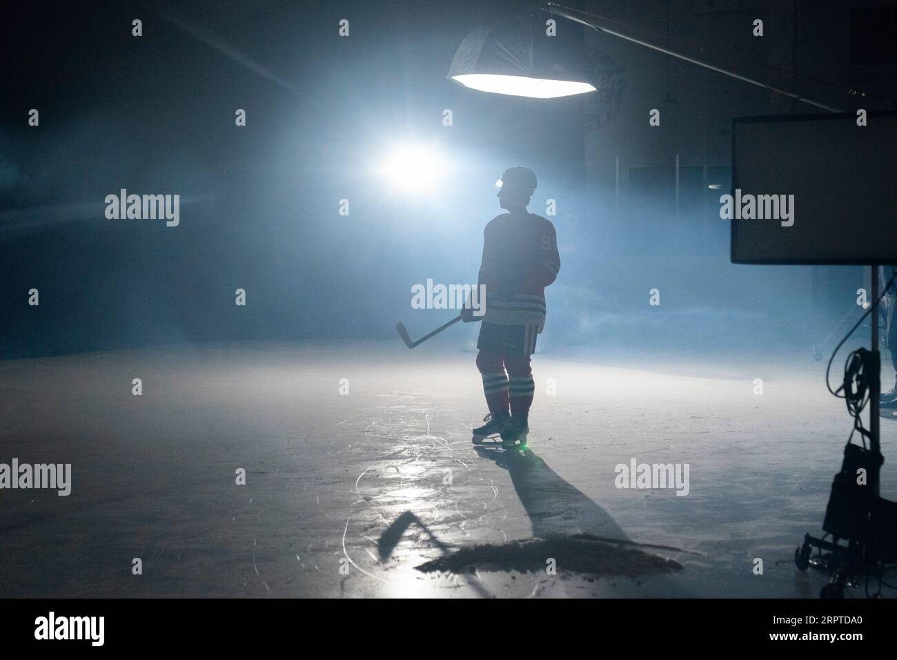 Chicago Blackhawks hockey player Connor Bedard, the number one overall ...