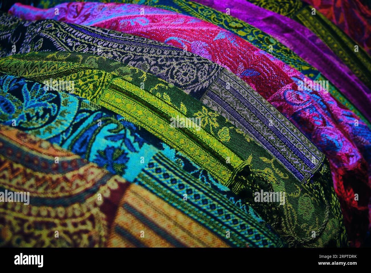 Colorful middle eastern shawls Stock Photo - Alamy