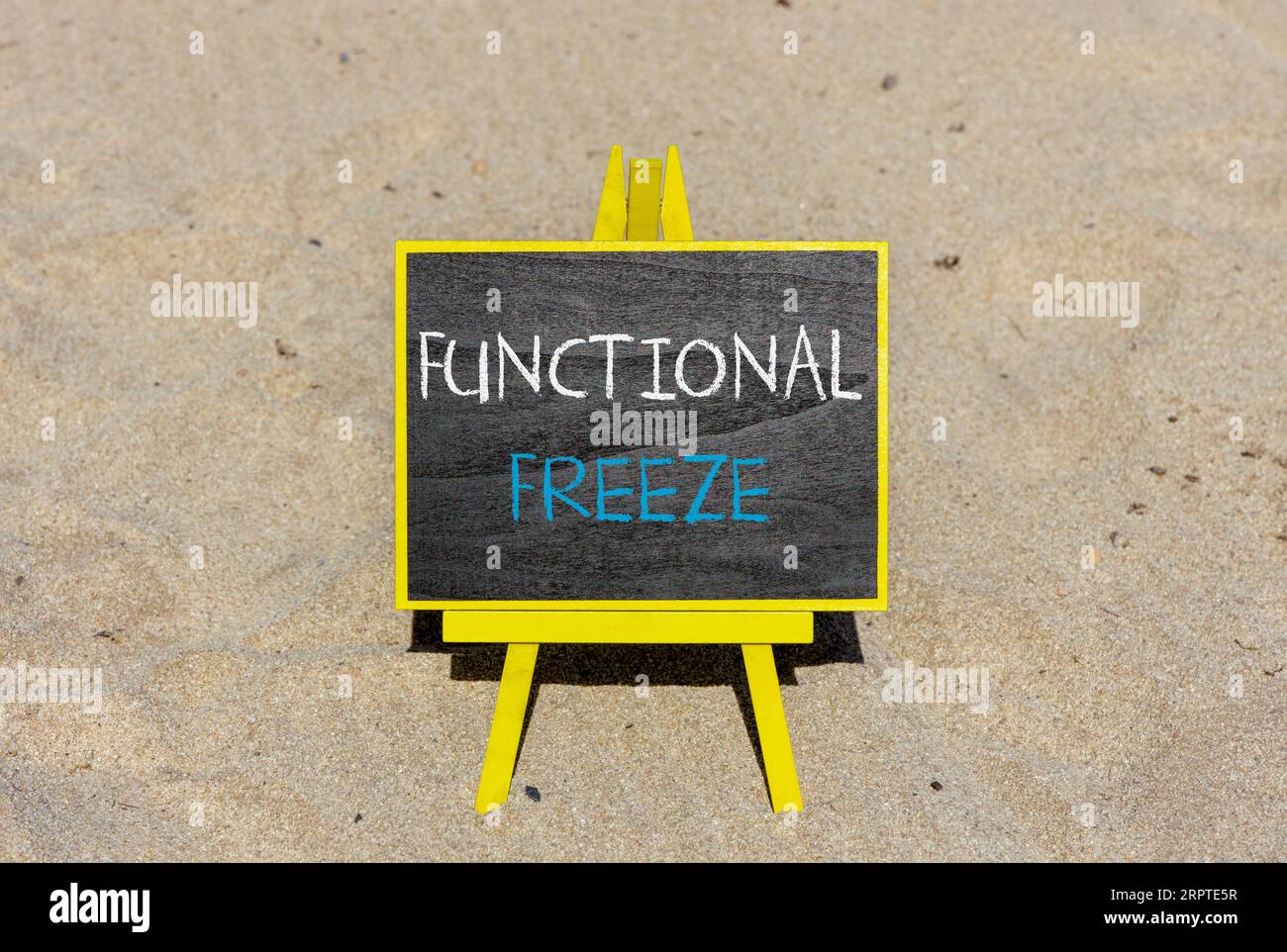 Functional freeze symbol. Concept words Functional freeze on beautiful ...