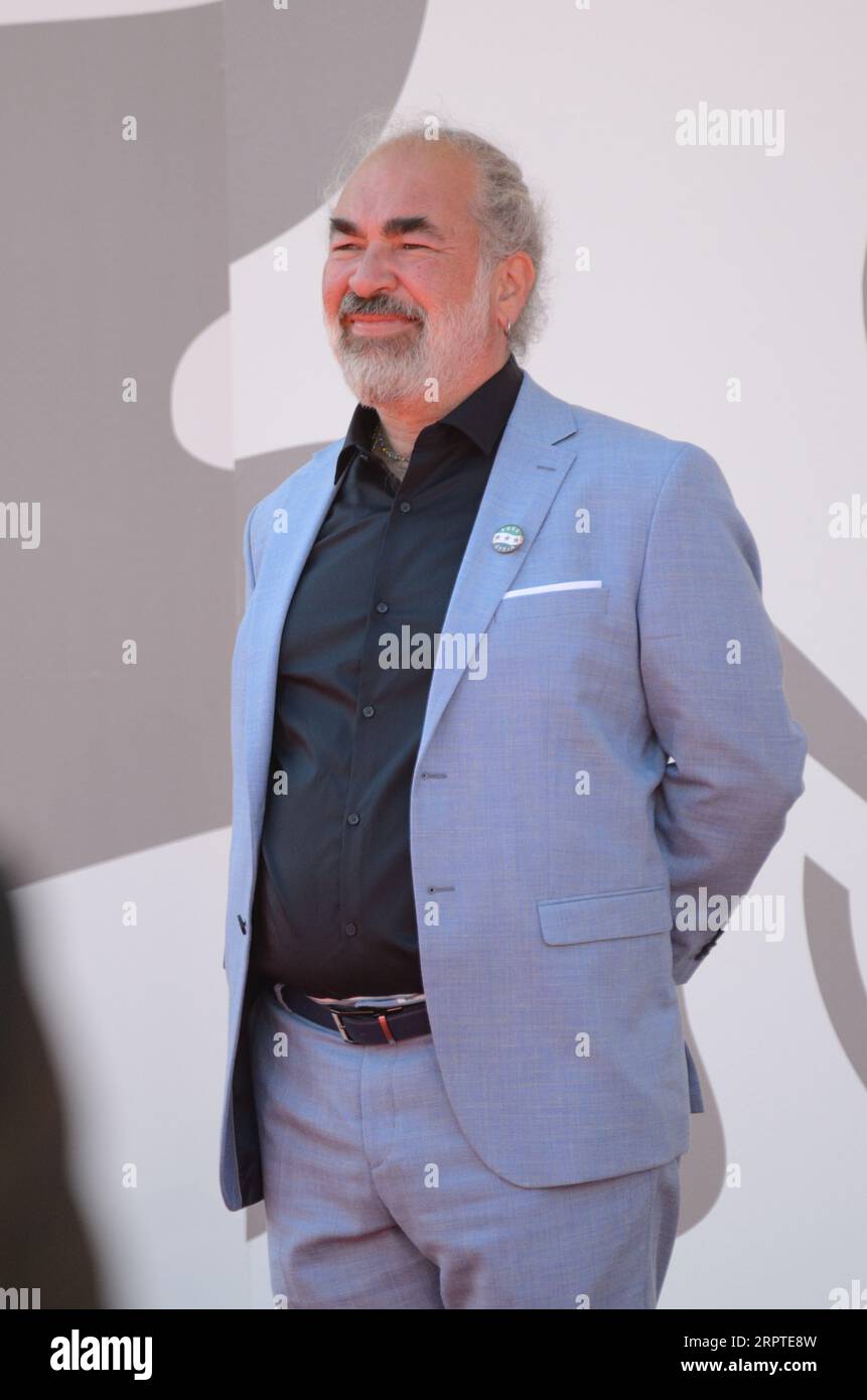 Venice, Italy, 05 september 2023, Mohamed Al Rashi attends the red ...