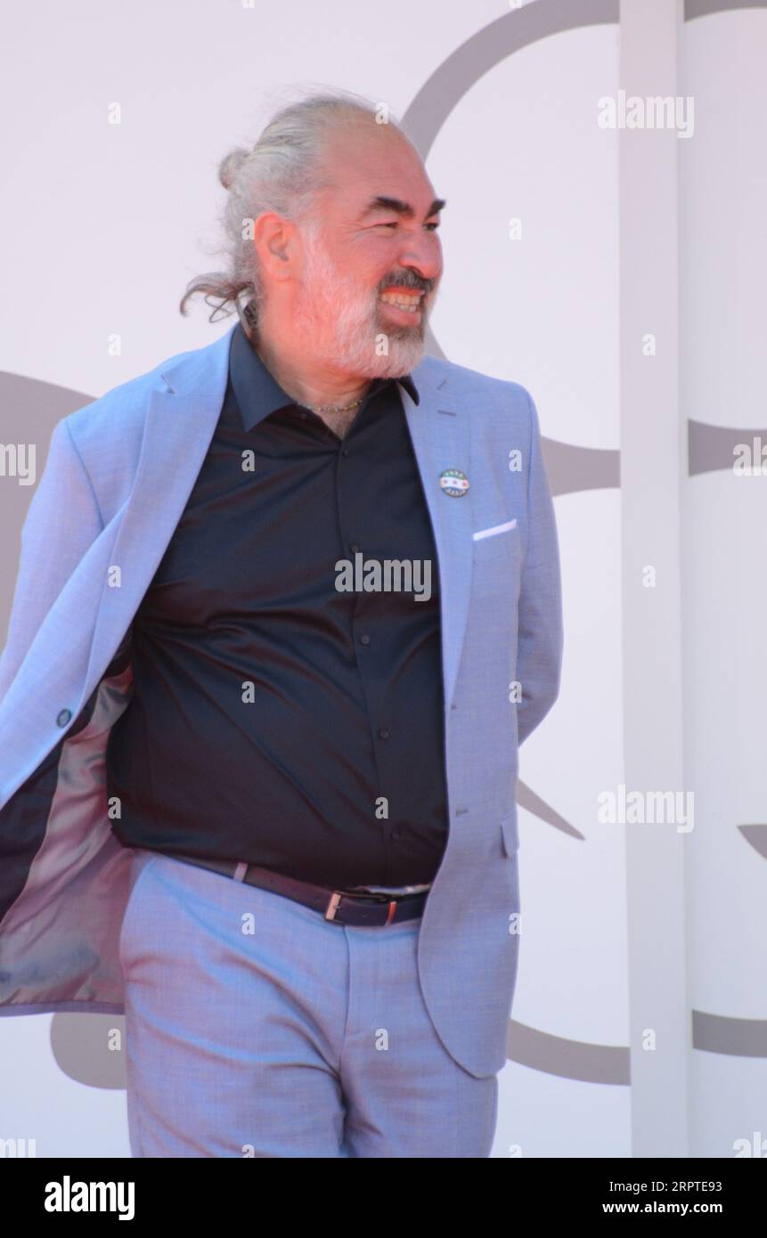 Venice, Italy, 05 september 2023, Mohamed Al Rashi attends the red ...