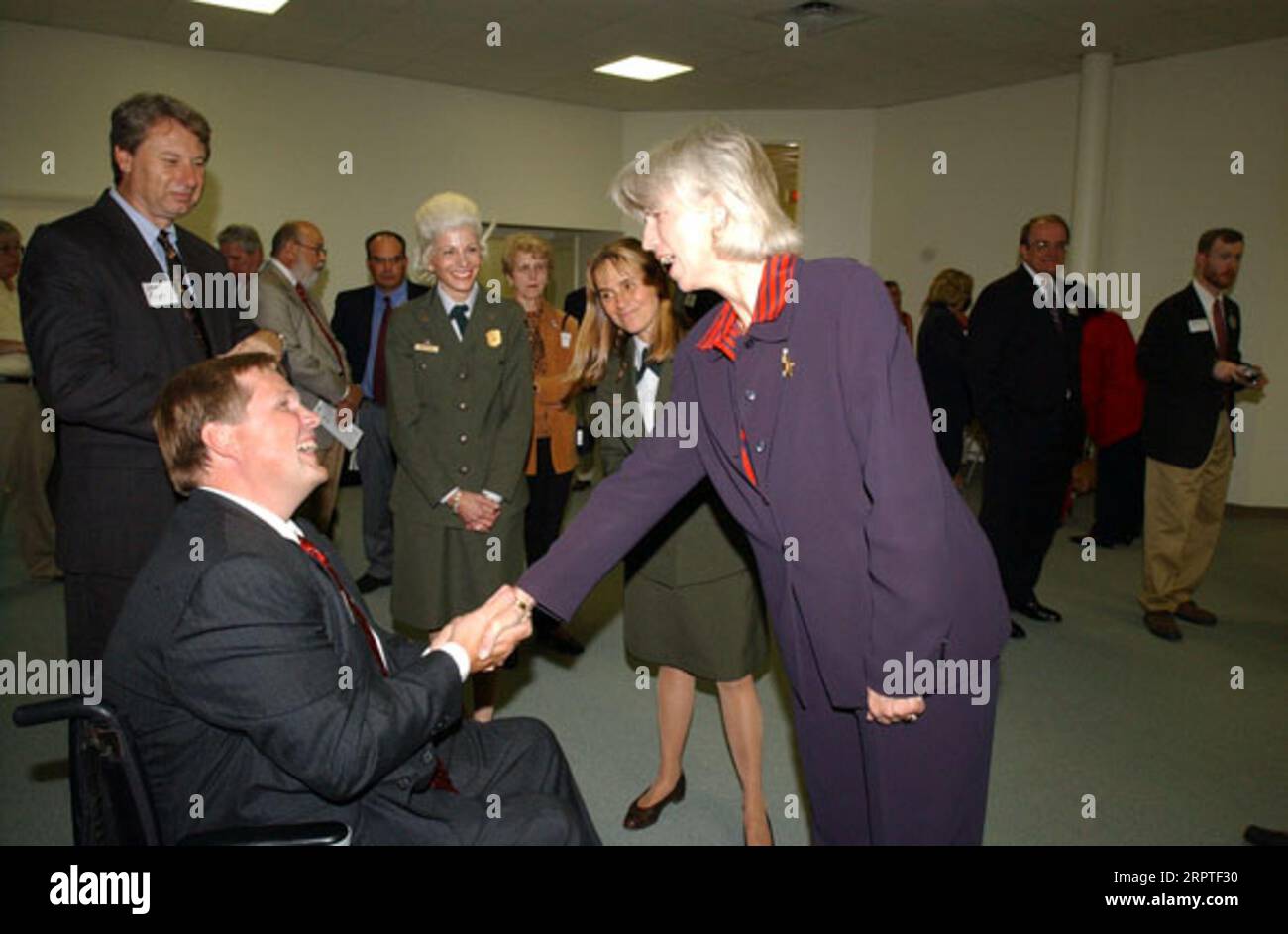 Secretary Gale Norton with Somerset County, Pennsylvania Commissioner ...
