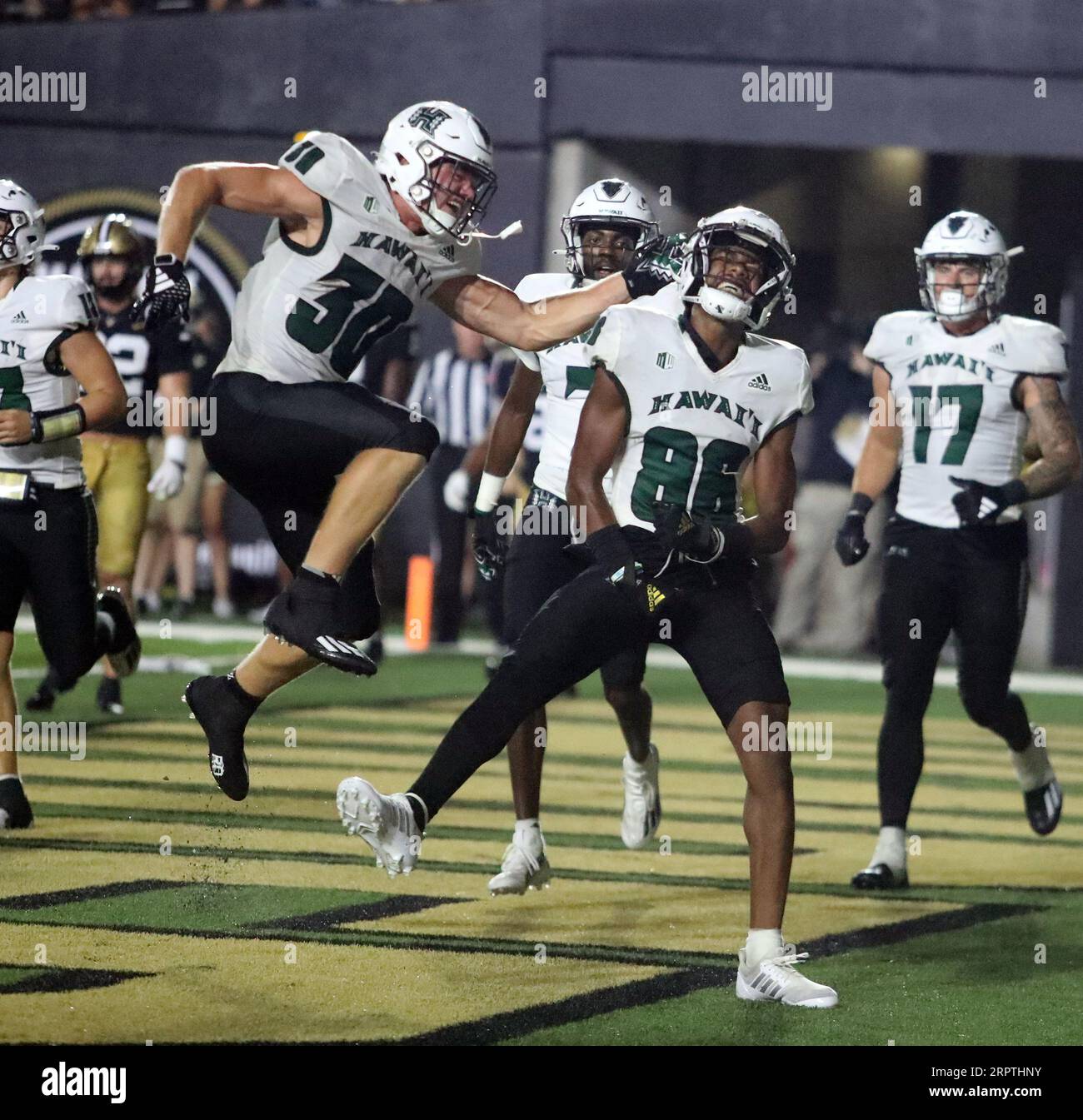 August 26, 2023 - Hawaii Rainbow Warriors running back Landon Sims #30 ...