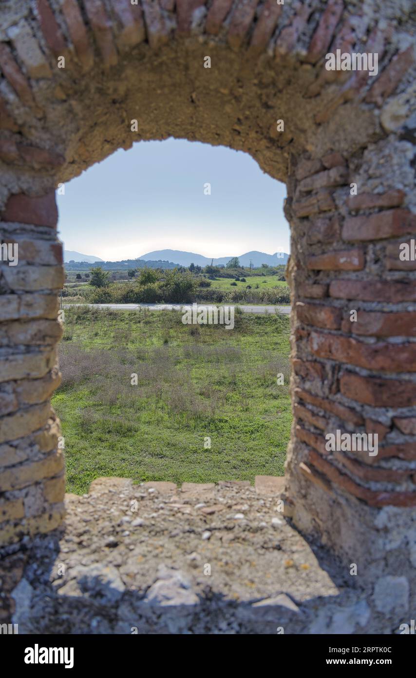 Butrint Landscape from Venetian Triangular Castle Stock Photo - Alamy