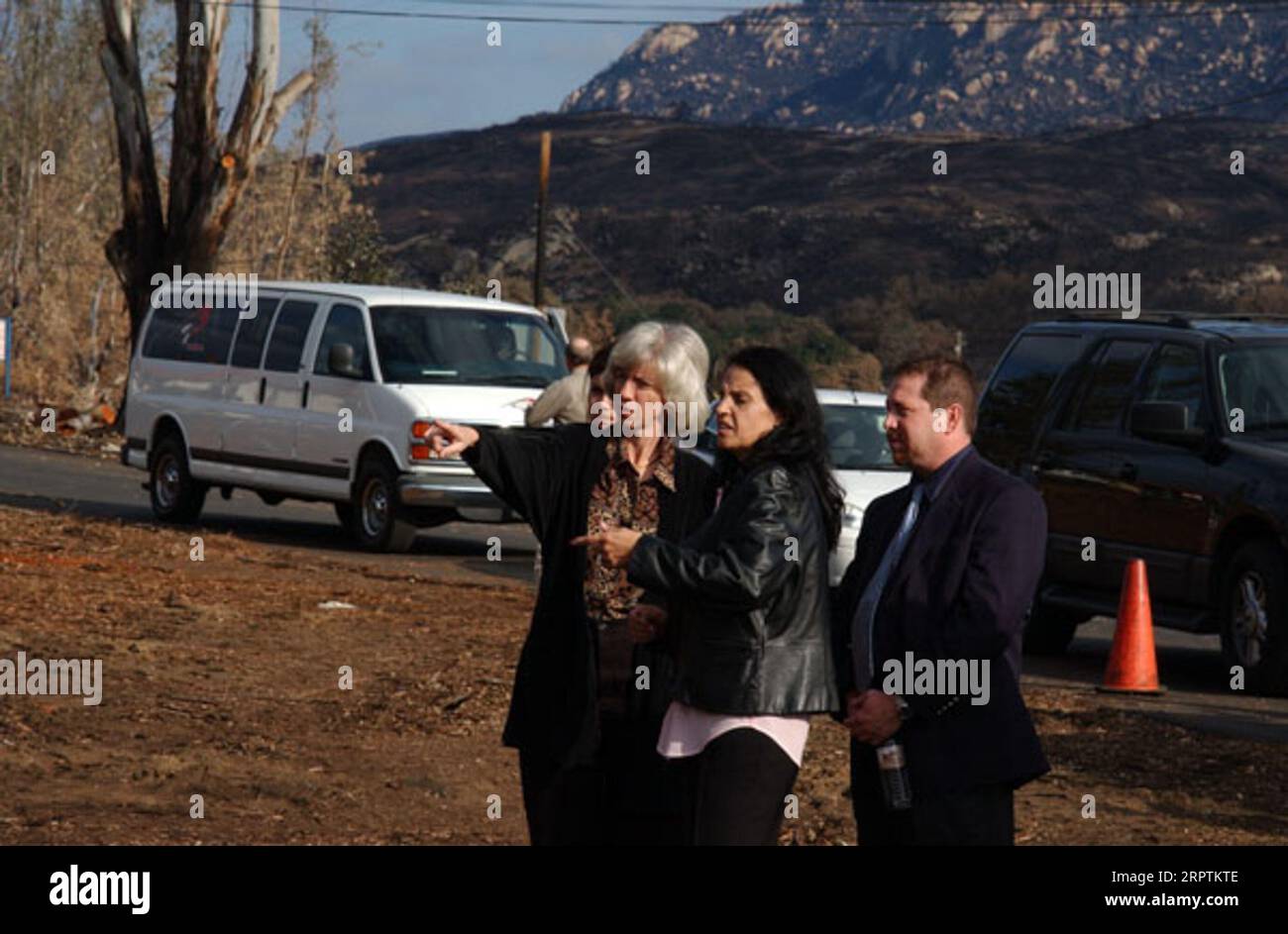 Visit of Secretary Gale Norton, far left, to the Barona Reservation ...