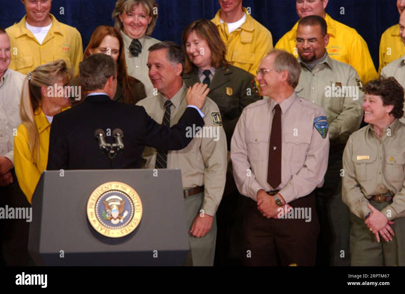 Healthy Forests Restoration Act signing event at Department of ...