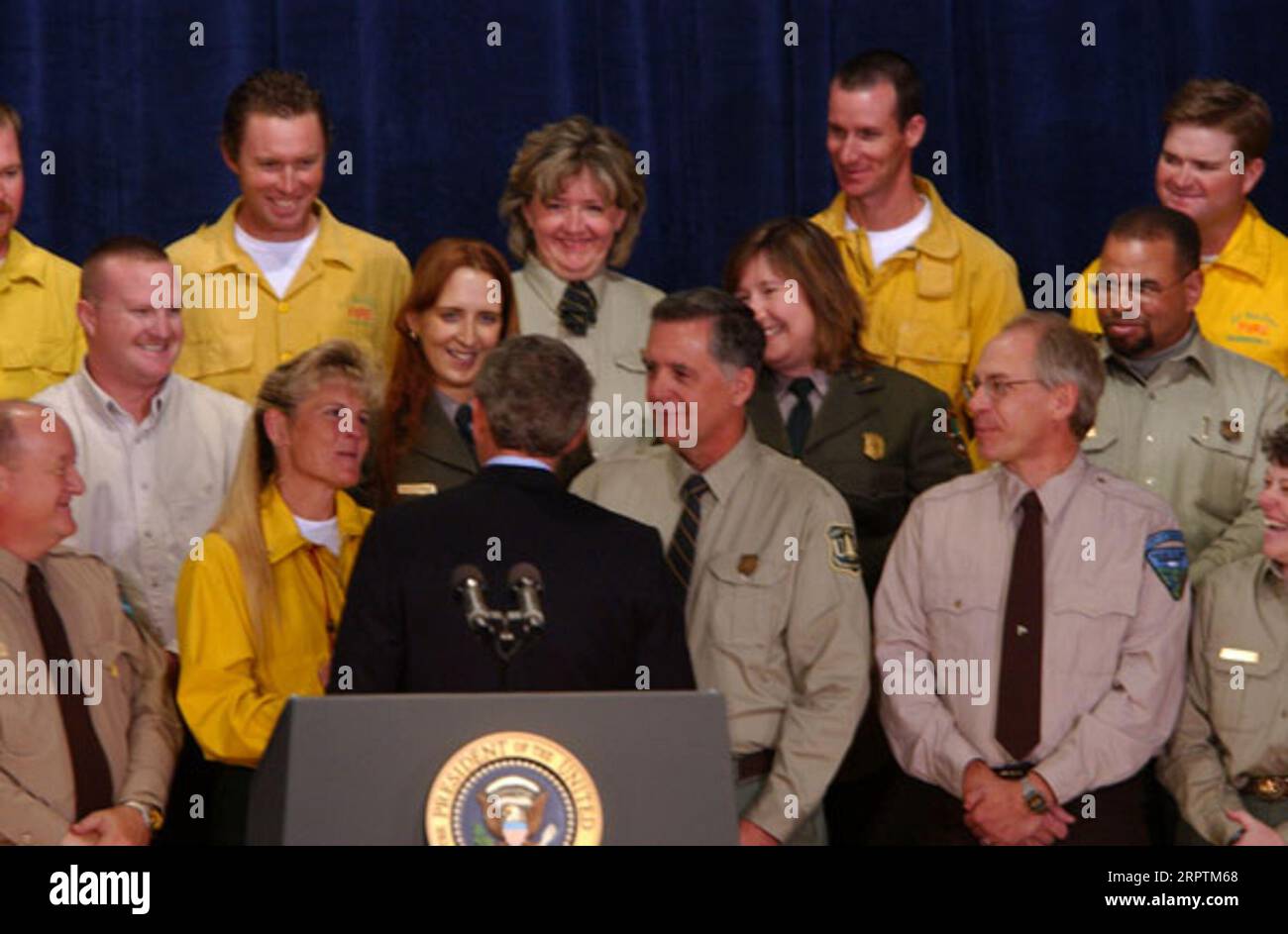 Healthy Forests Restoration Act signing event at Department of ...
