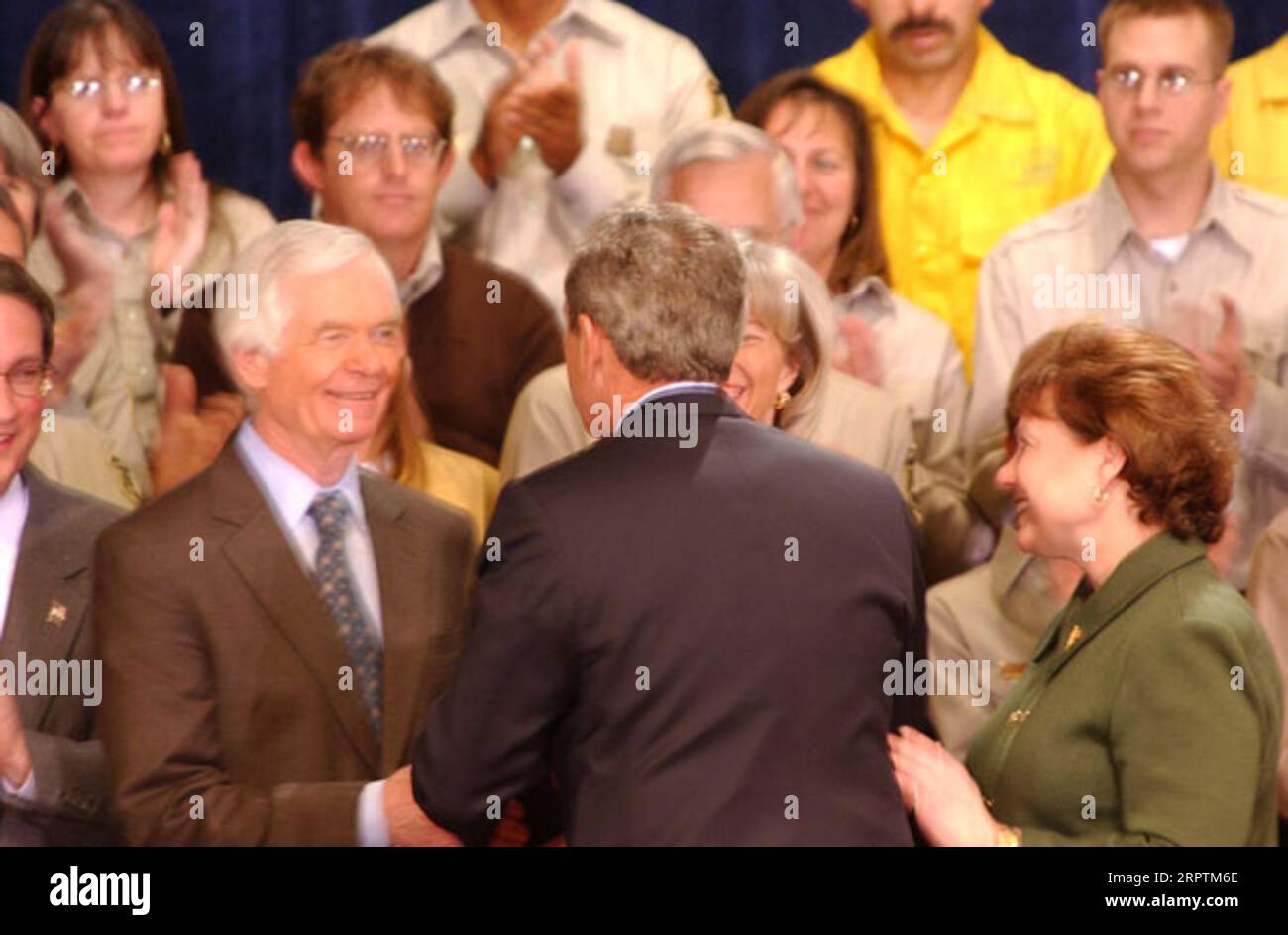 Healthy Forests Restoration Act signing event at Department of ...