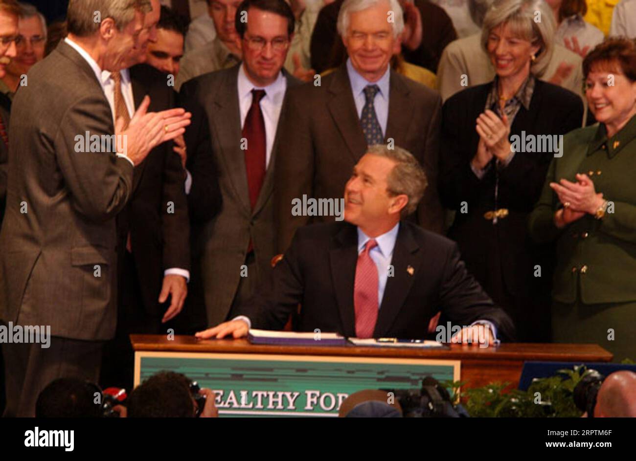 Healthy Forests Restoration Act signing event at Department of ...