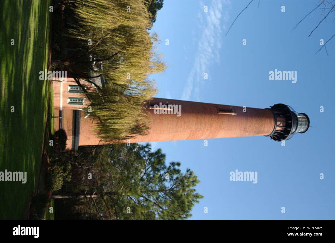 Currituck Beach Lighthouse Outer Banks North Carolina Viewed During