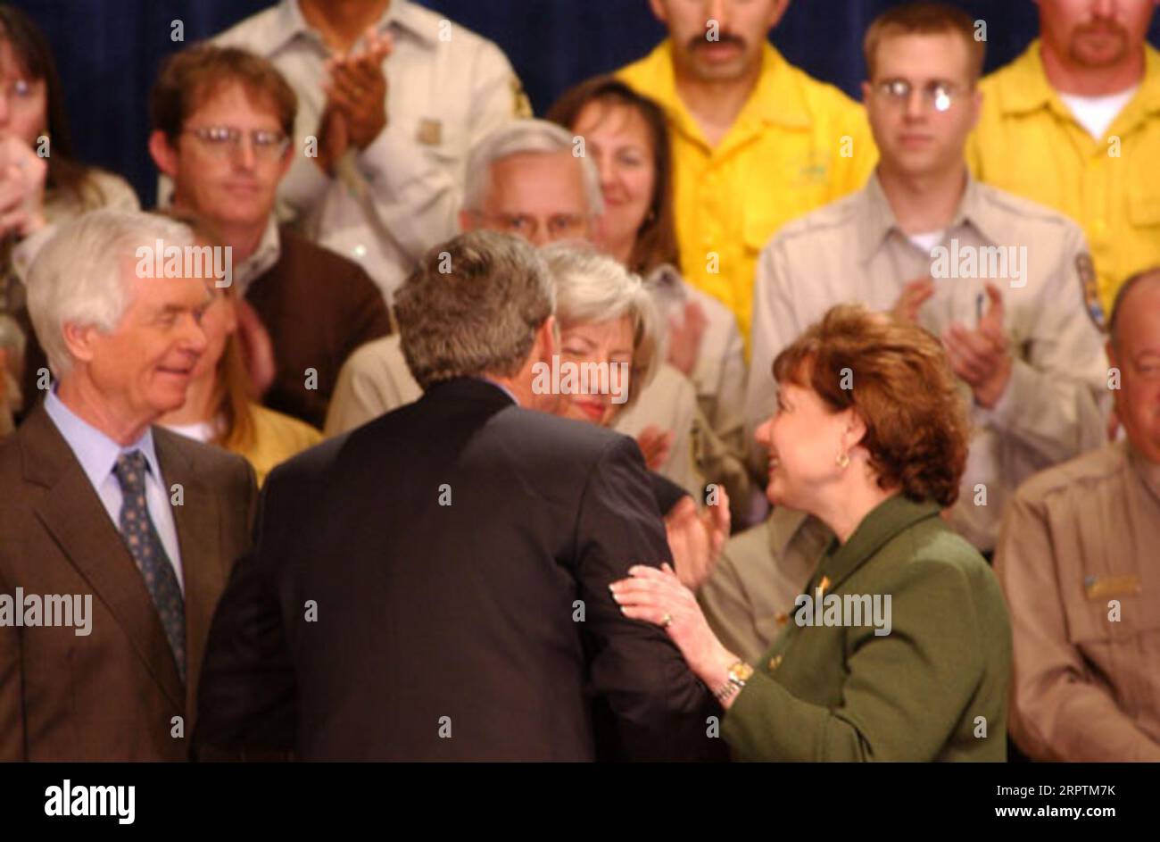 Healthy Forests Restoration Act signing event at Department of ...