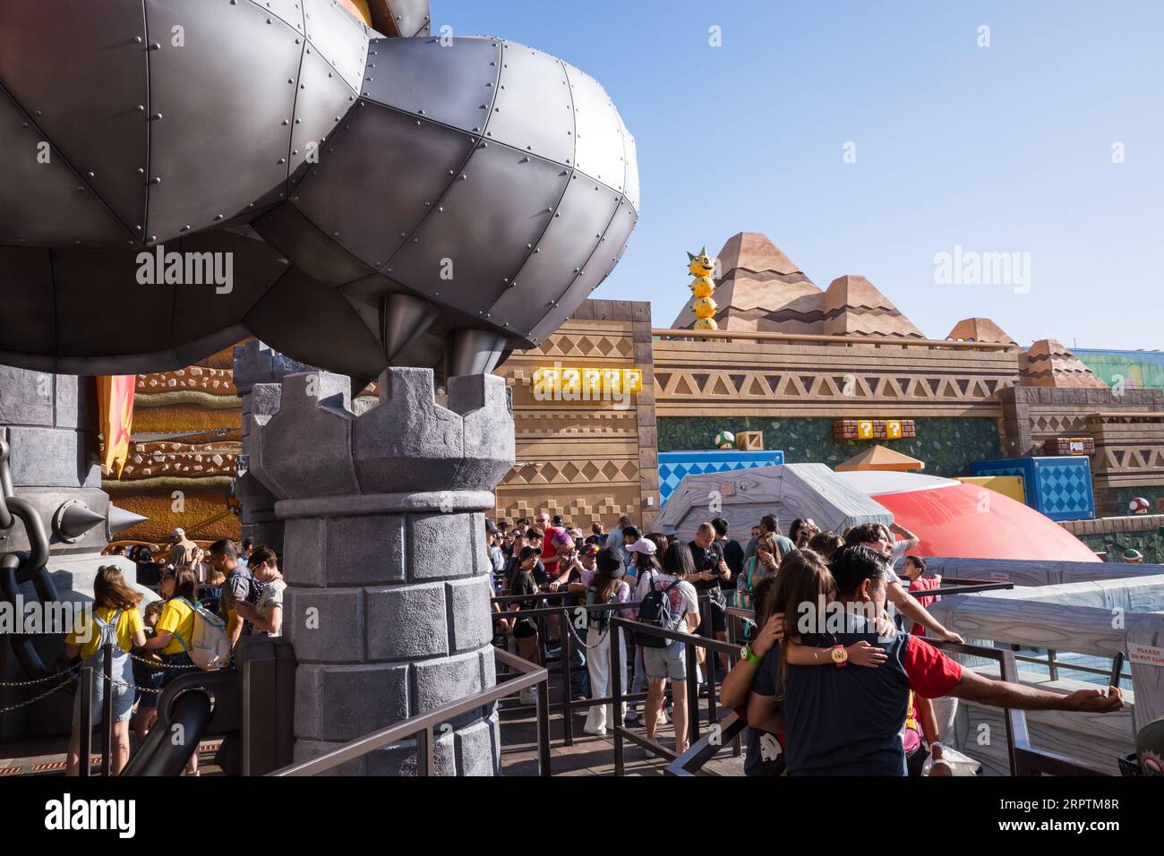 Los Angeles, USA. Aug 25, 2023. Universal Studios Super Mario World in ...