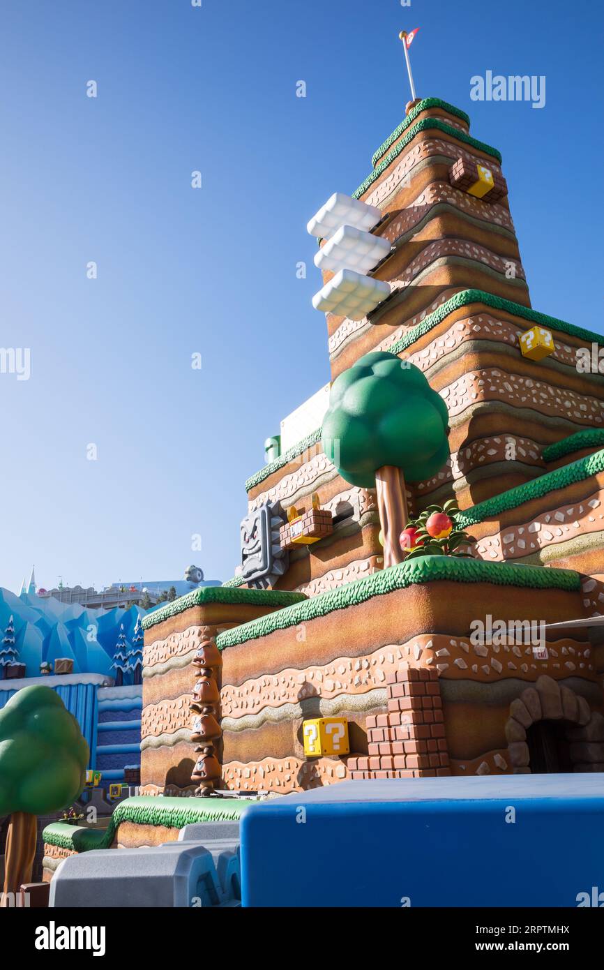 Los Angeles, USA. Aug 25, 2023. Universal Studios Super Mario World in ...